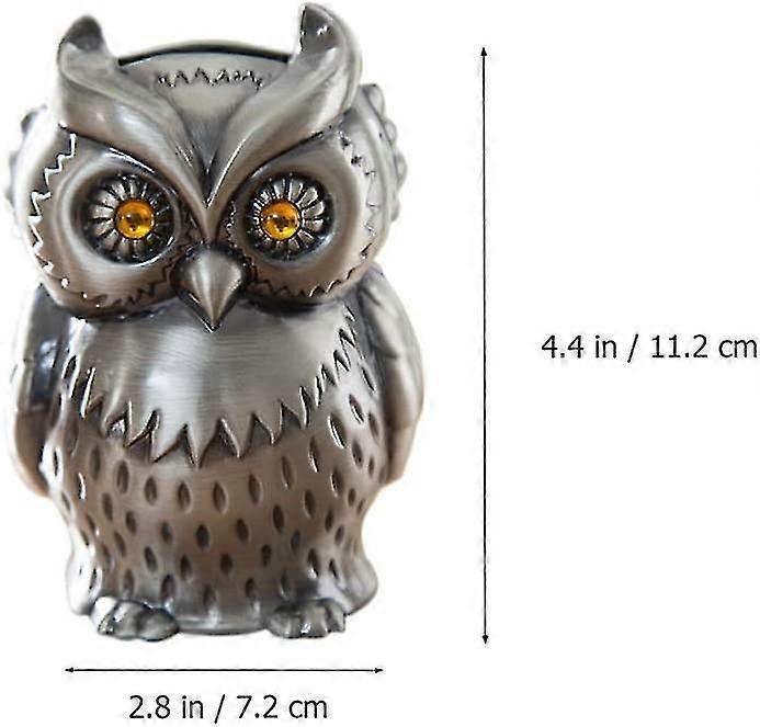 Metal Piggy Bank, Animal Shape Piggy Bank, Owl Piggy Bank For Kids And ...