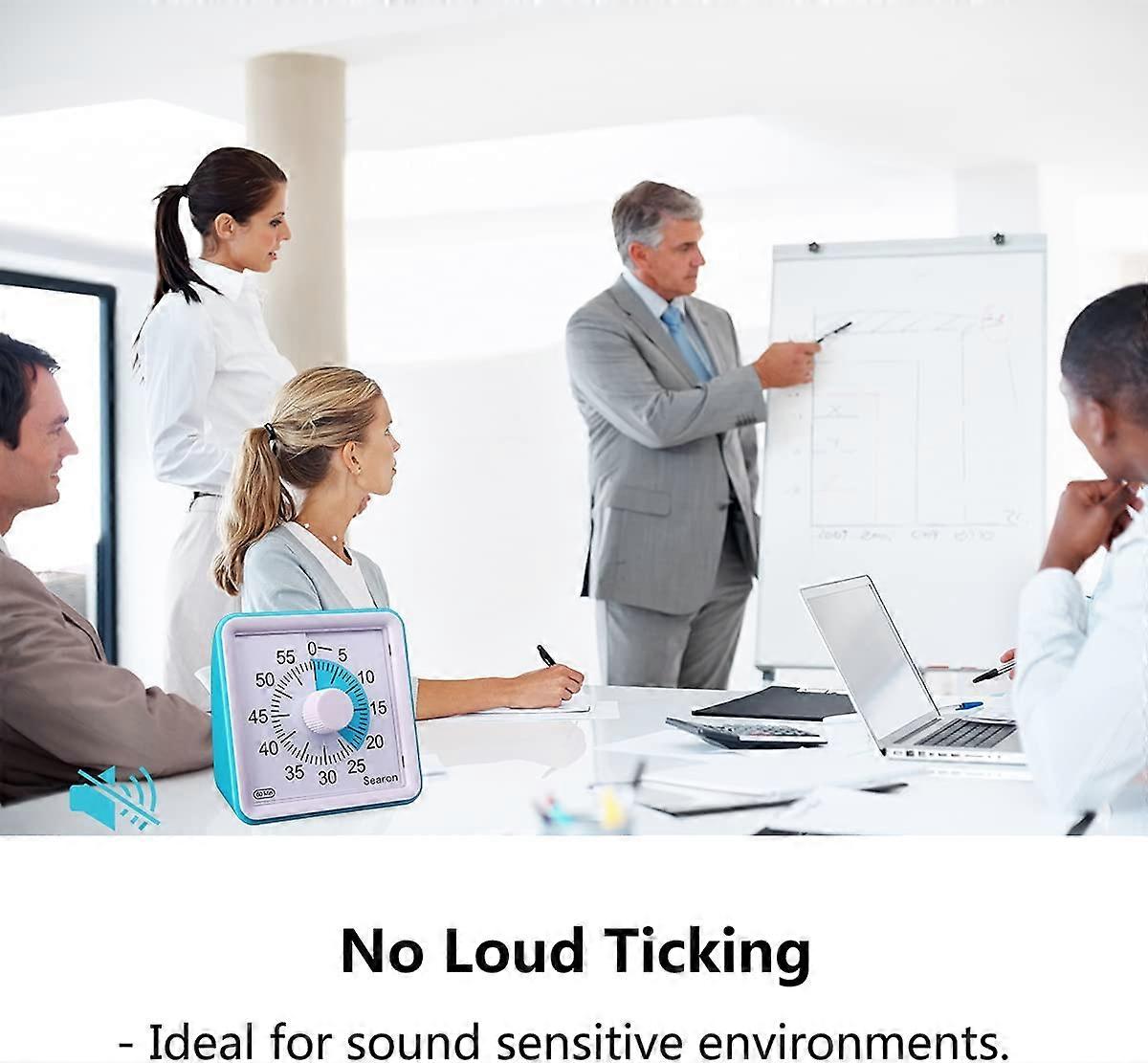 ZK- 7.8cm Silent Visual Timer Kids 60 Minutes Countdown Clock Optional ...