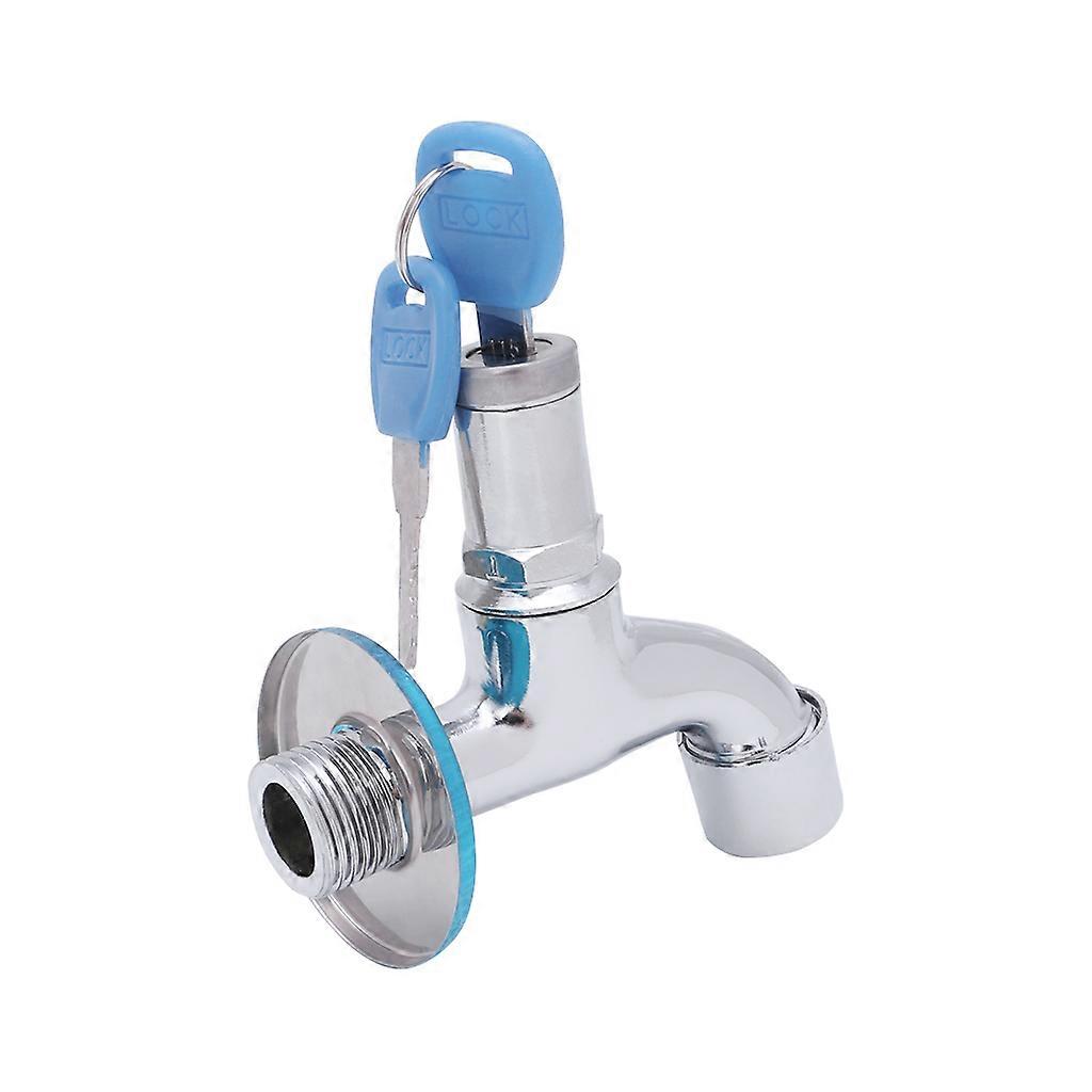 Outdoor Anti-theft Sink Faucet With Lock for Key Single Handle Lockable ...