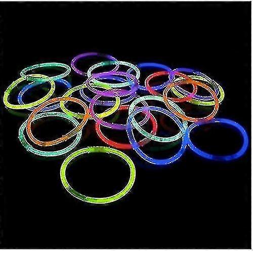 Luminous Bracelets Glow Sticks Pack 100, 200, 500... Fluorescent Sticks ...