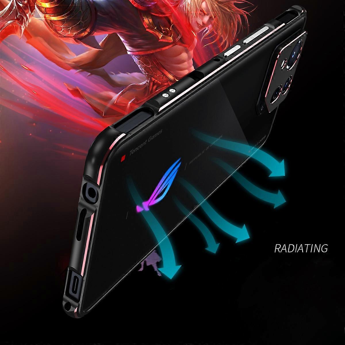 For Asus ROG Phone 8 5G/Phone 8 Pro 5G Bumper Case Phone Metal Frame ...