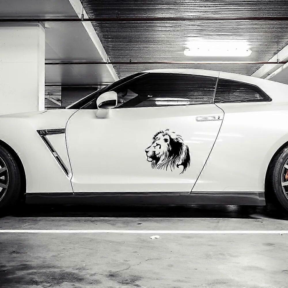 Beauty lion Car Stickers Window Vinyl Lion Decal For Car Body Decor ...