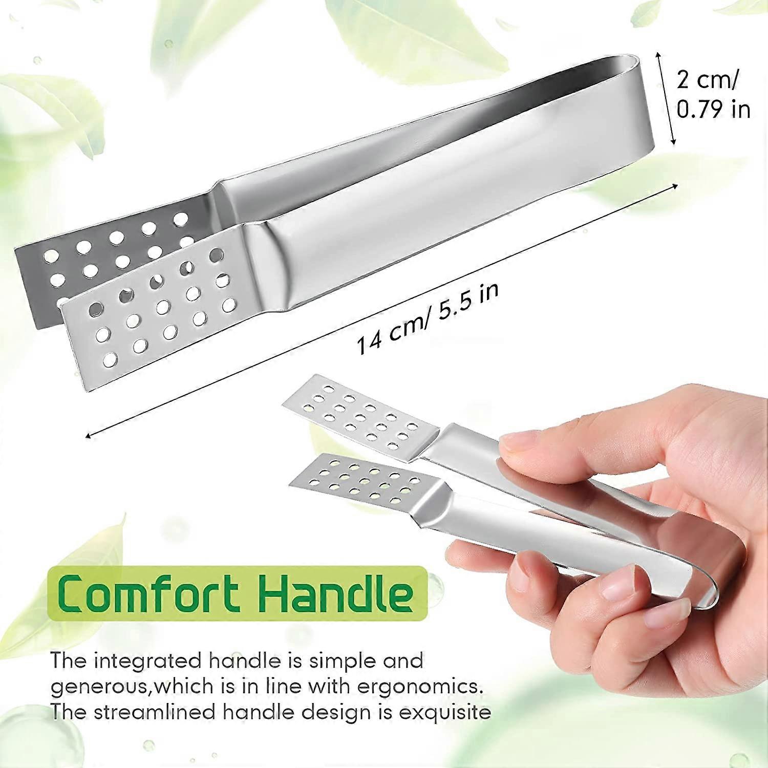 Stainless Steel Tea Bag Squeeze 2 Pieces Iave Silver Tea Bag Squeezer ...