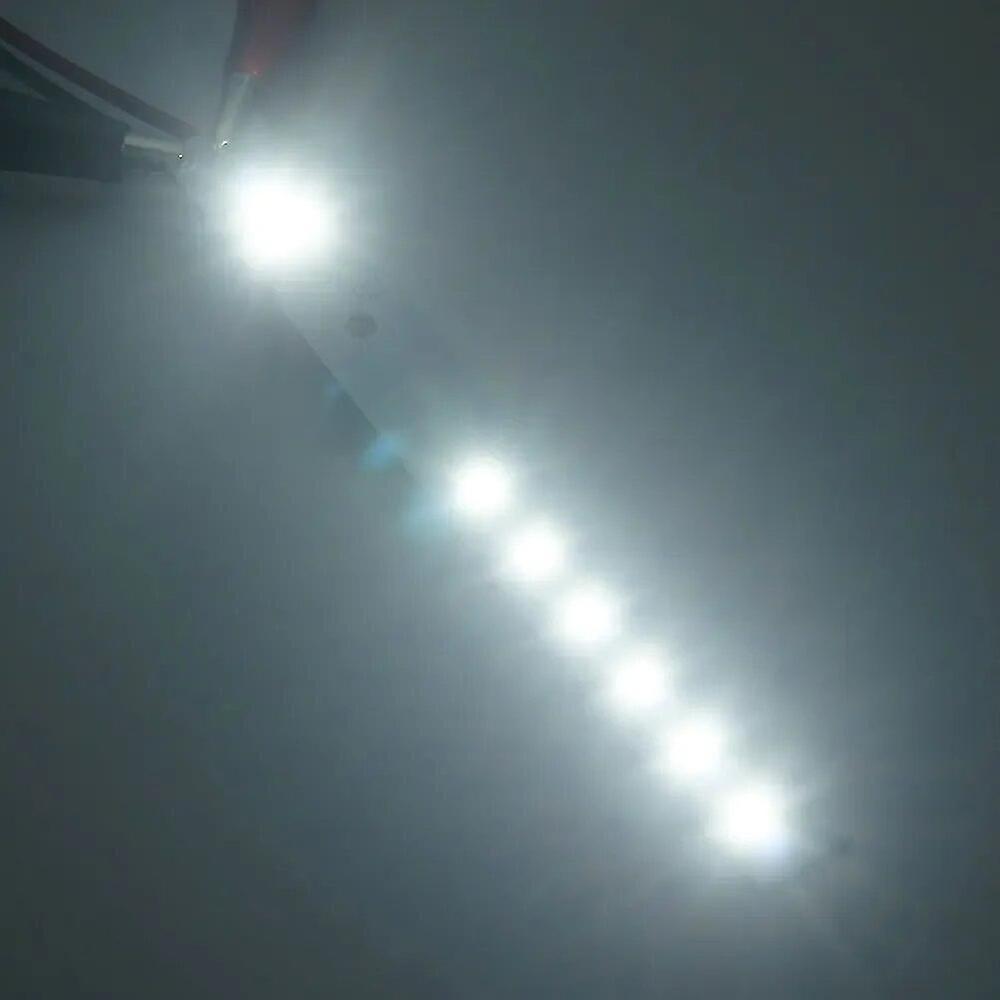 Blue Red White Xenon Led Eyelid Eyebrow Daytime Running Light Drl ...