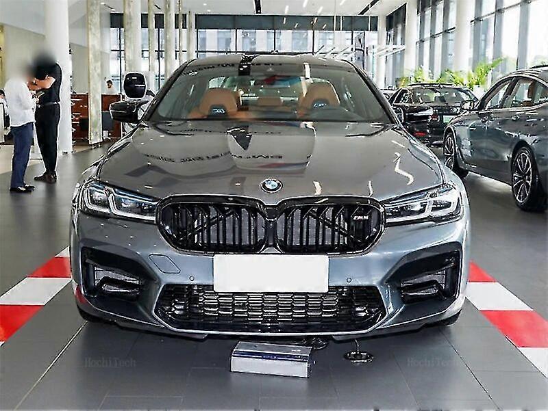 Car Front Grille Racing Front Sport Grill Gloss Black Double Slat ...