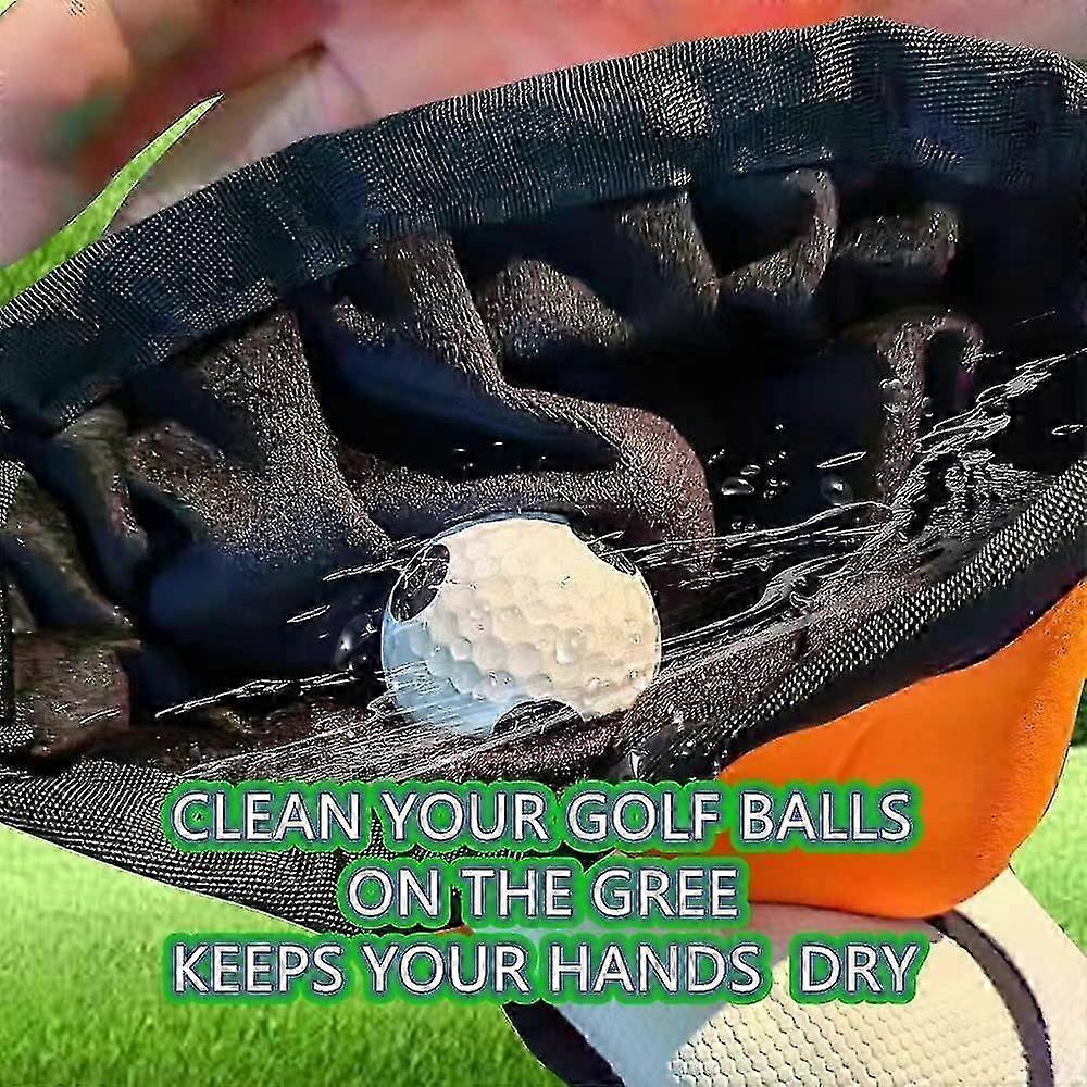 Golf Club And Golf Ball Cleaning Bag, Waterproof Clean Face Technology ...