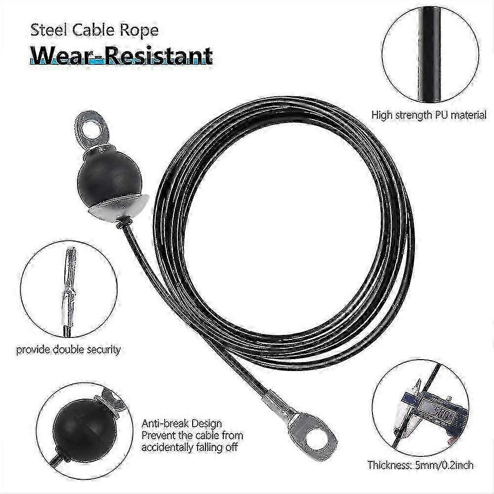 Gym Cable, Fitness Steel Wire Rope Diy Lat Home Gym Pulley Cable ...