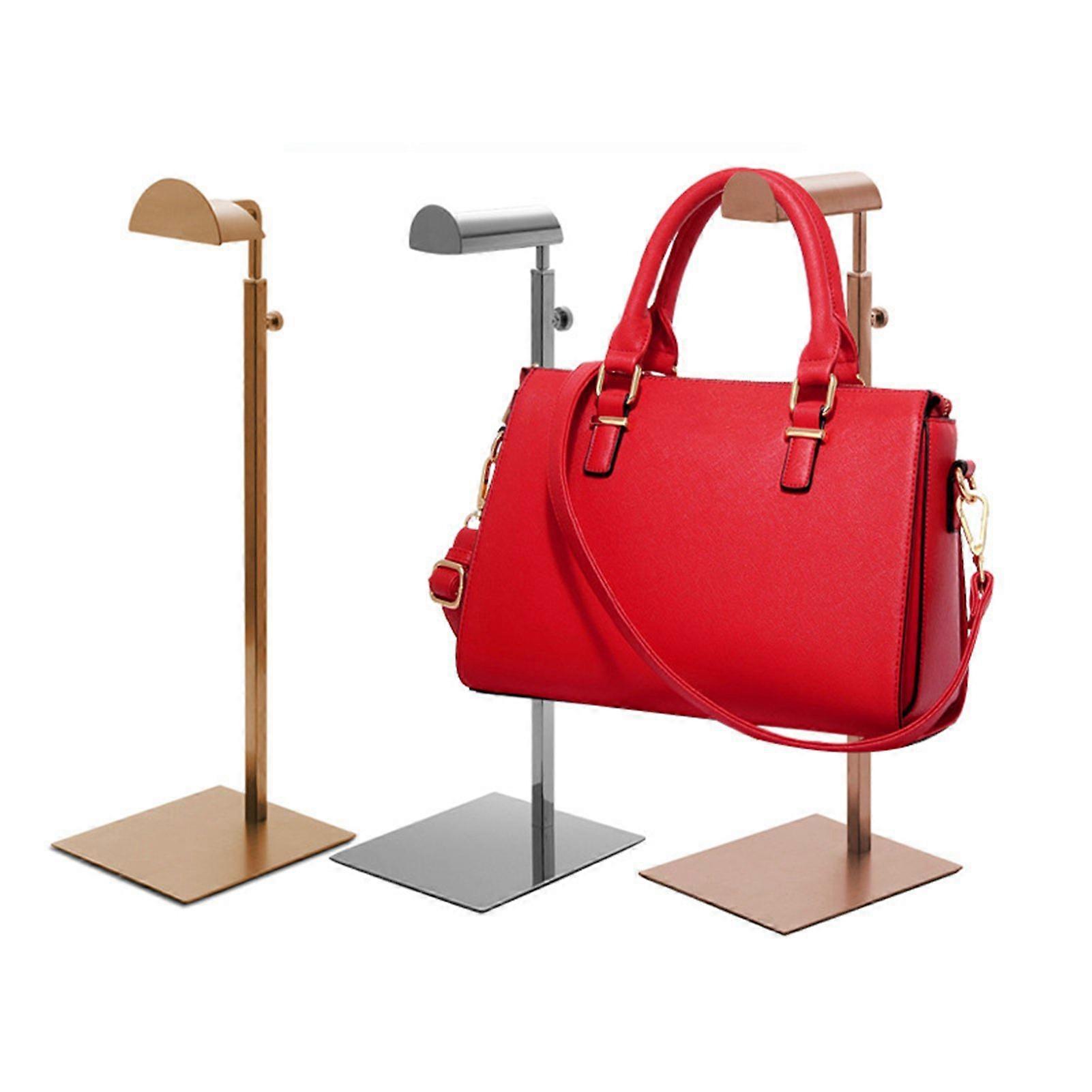 Handbag Display Stand Stainless Steel Height Adjustable Single Hook ...