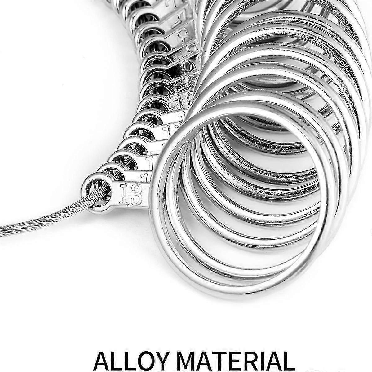 Ring Sizer Measuring Tool Kit, Plastic Ring Mandrel, Reusable Finger ...