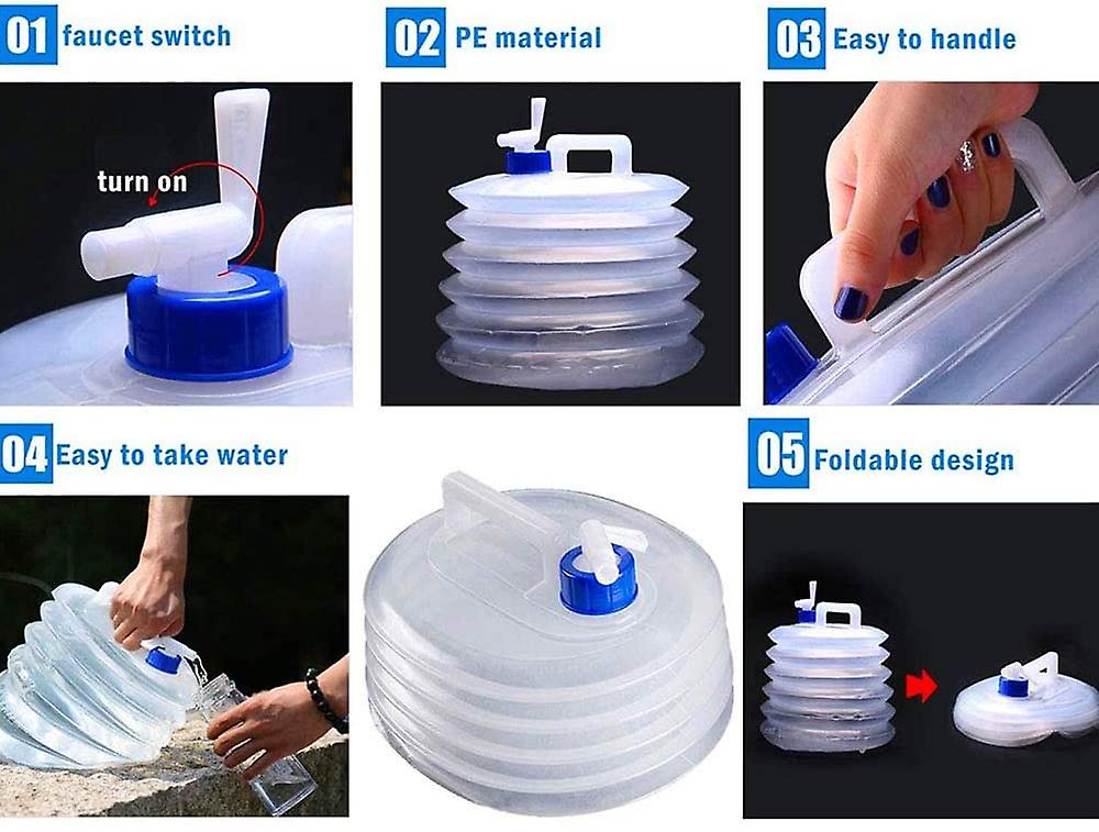 Collapsible Water Container, Portable Collapsible Water Bottle With ...