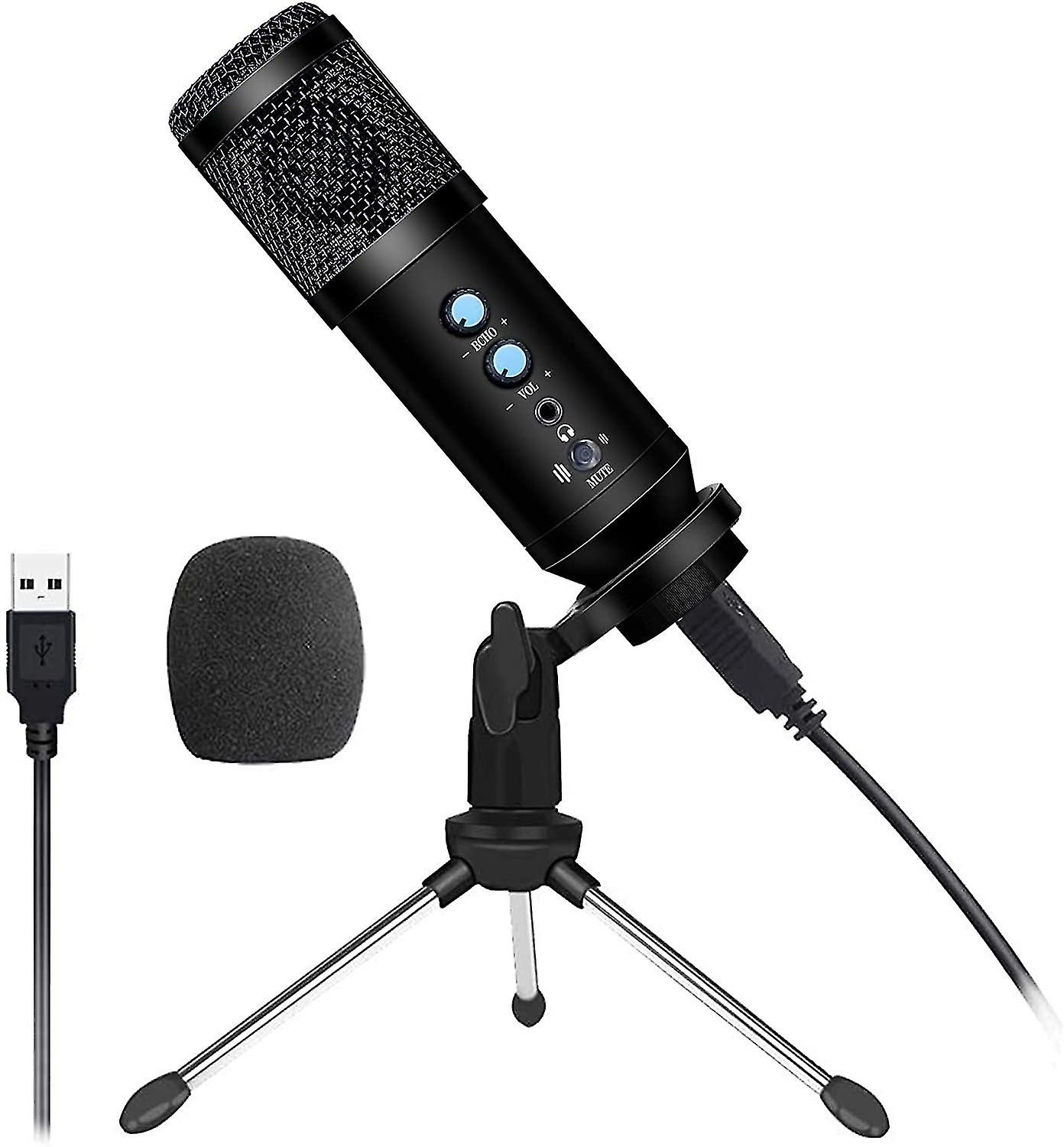 Usb Podcast Microphone Usb Condenser Microphone Is Suitable For Gaming ...