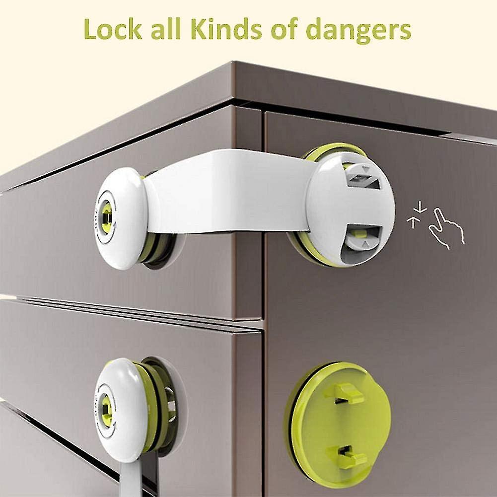 Child Safety Locks,baby Safety Cupboard Strap Locks, For Cabinets ...