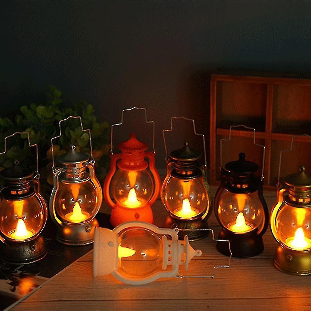 Mini Lanterns 2-pcs Led Small Lanterns Indoor Lanterns Decorative ...