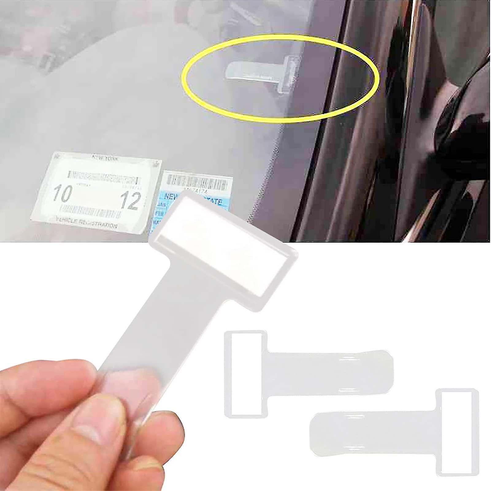 5 Pcs Transparent Car Parking Ticket Holders Car Windshield Invoice ...