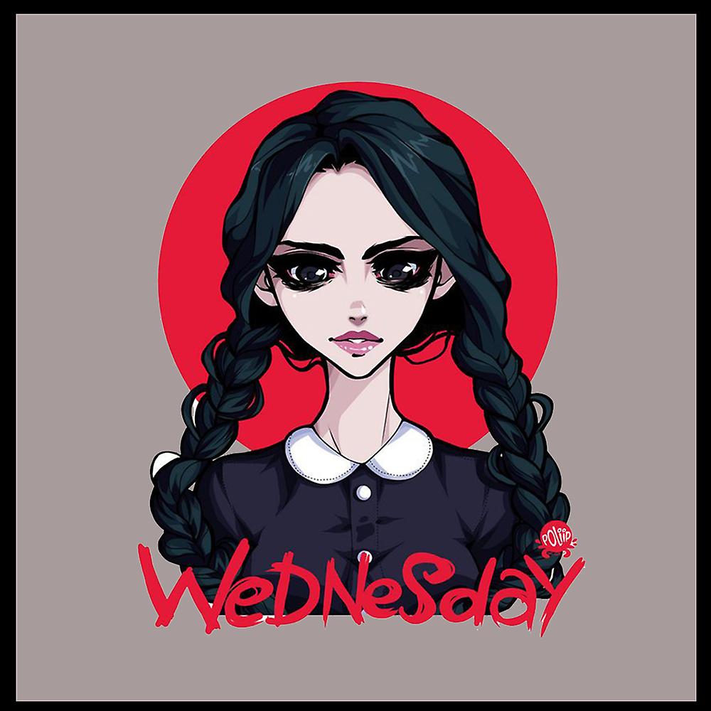 Wednesday Addams Patch Iron Transfer Cartoon Popular TV Series Patches ...