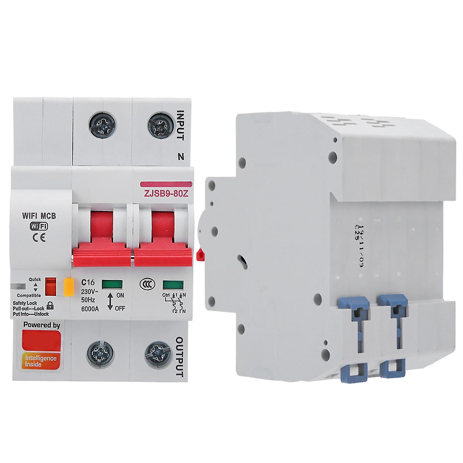 Smart wifi circuit breaker phone app remote switch pa66-dsm flame ...