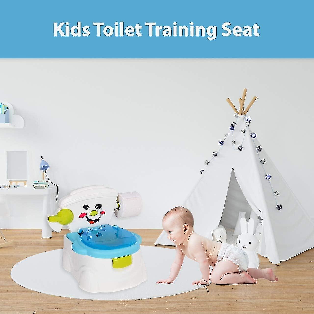 Kids potty training toilet seat portable potty with splash guard travel ...