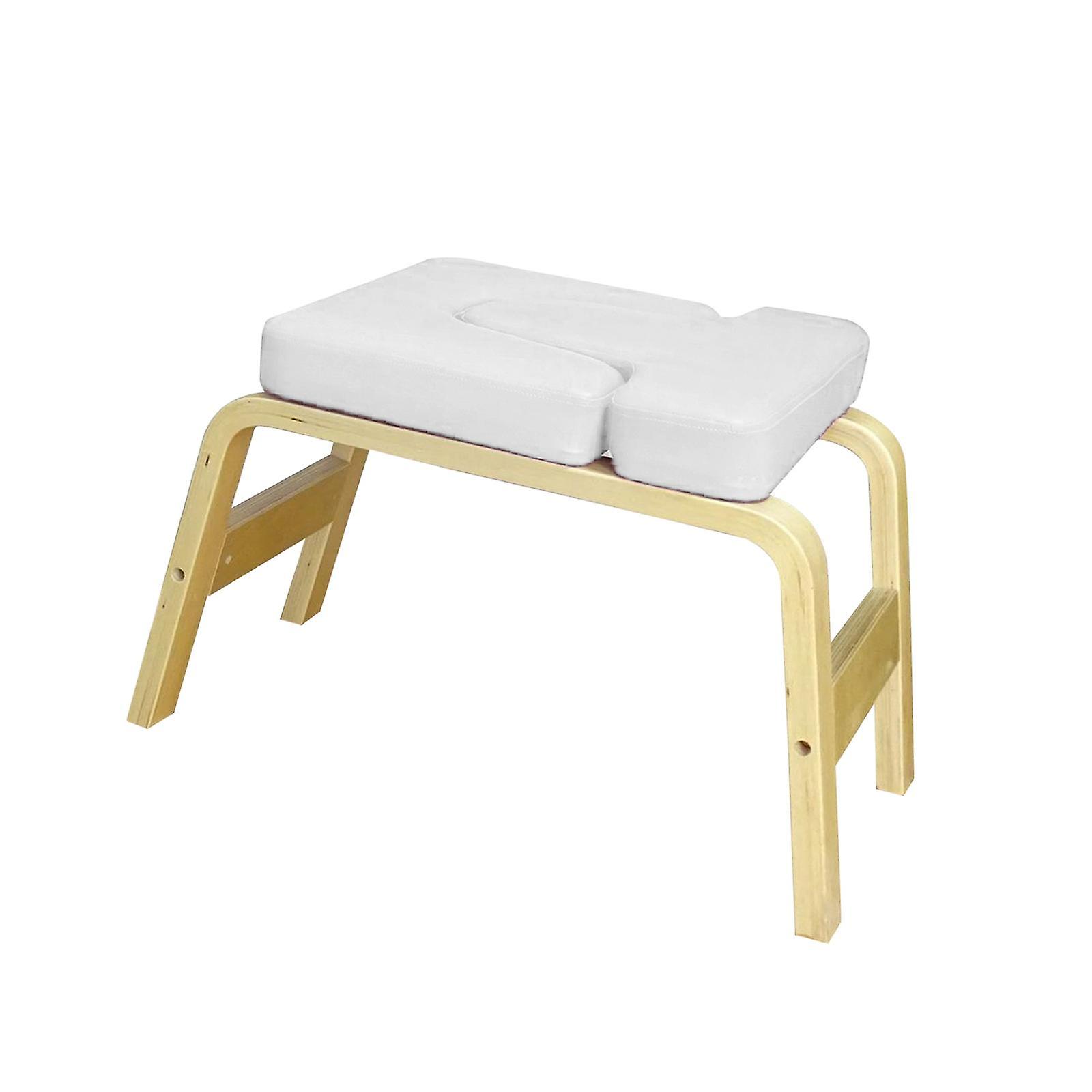 Yoga Headstand Bench with Wood Frame 200kg Load Bearing Yoga Inversion ...
