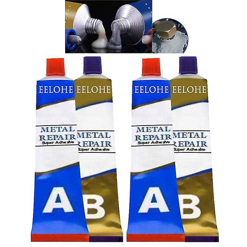 4Pcs Industrial Metal Repair Paste Glue Heat Resistance Cold Weld ...
