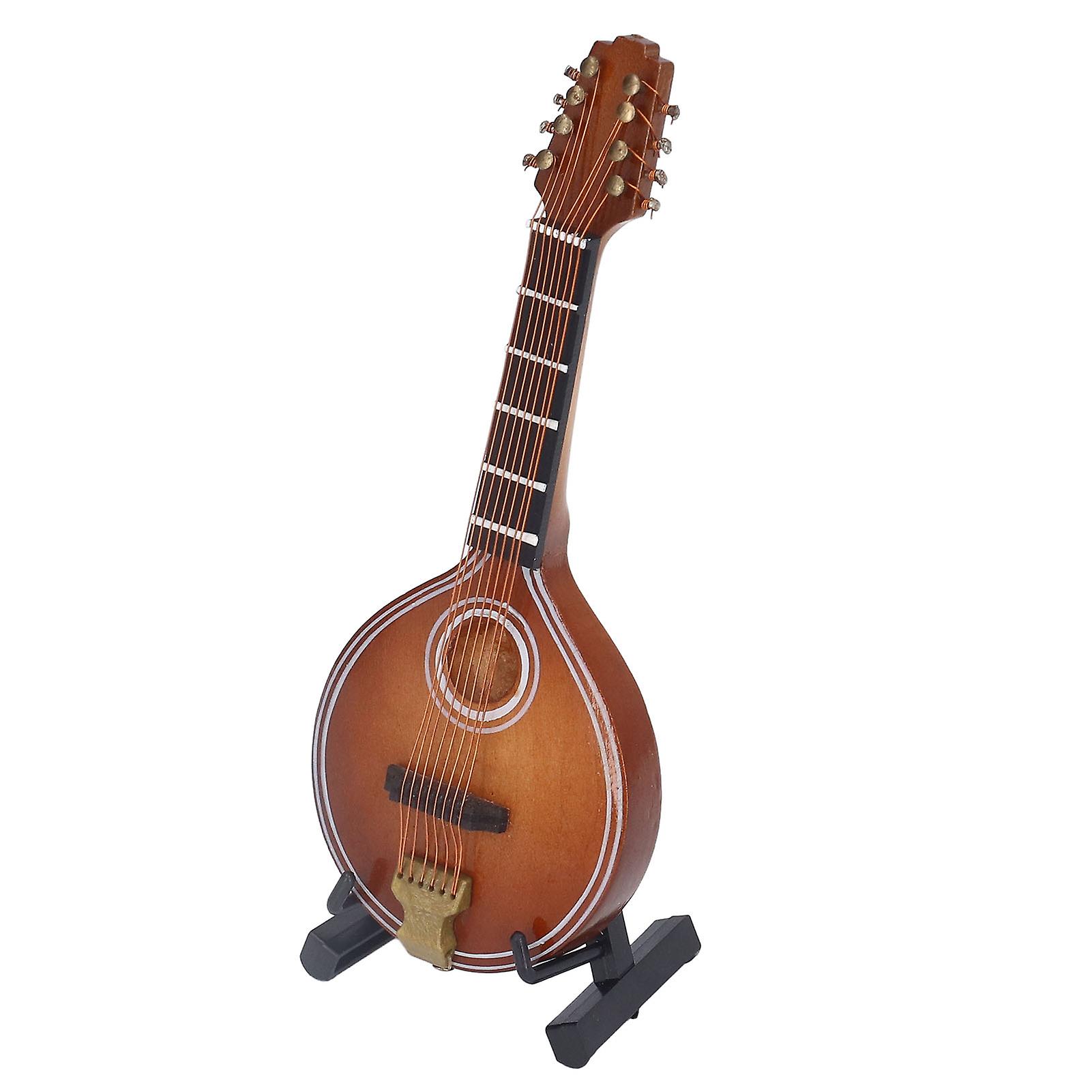 Mini Mandolin Instrument Space Saving Elegant Handmade 8 Strings ...