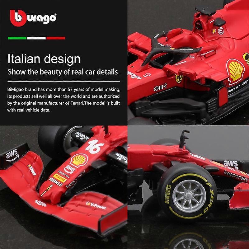 1:43 F1 2021 SF21 Formula Car Static Die Cast Vehicles Collectible ...