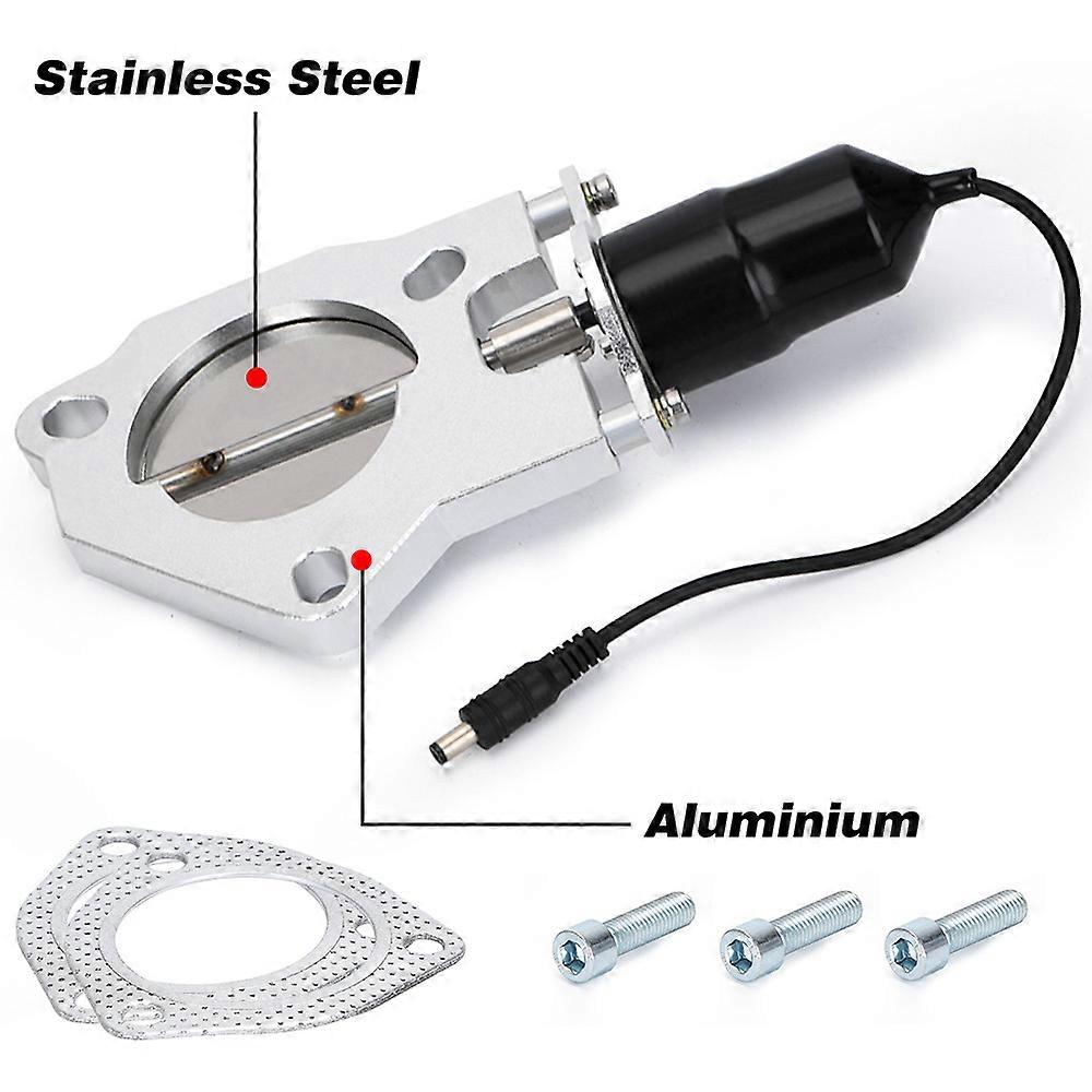 2.5" or 3" Stainless Steel Headers Y pipe Electric Exhaust Catback ...