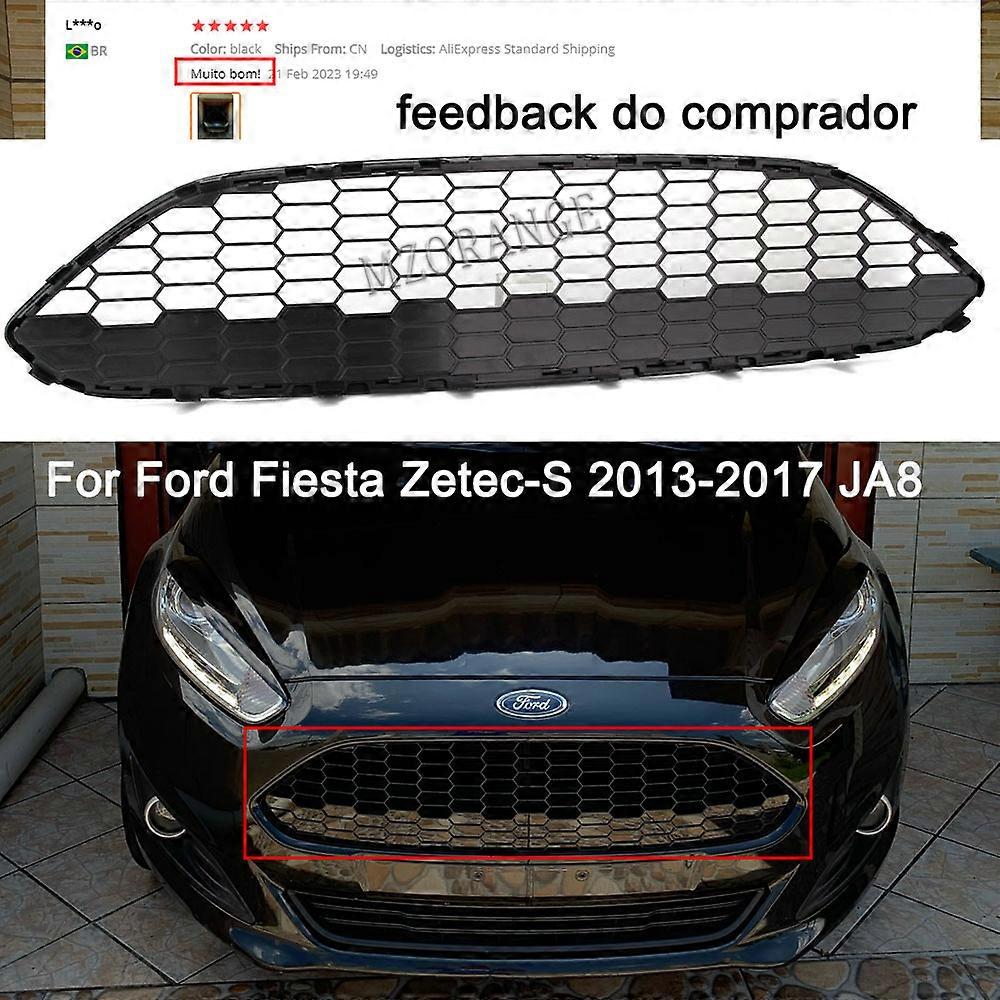 Car Front Bumper Centre Grille For Ford Fiesta Zetec-S 2013-2017 JA8 ...