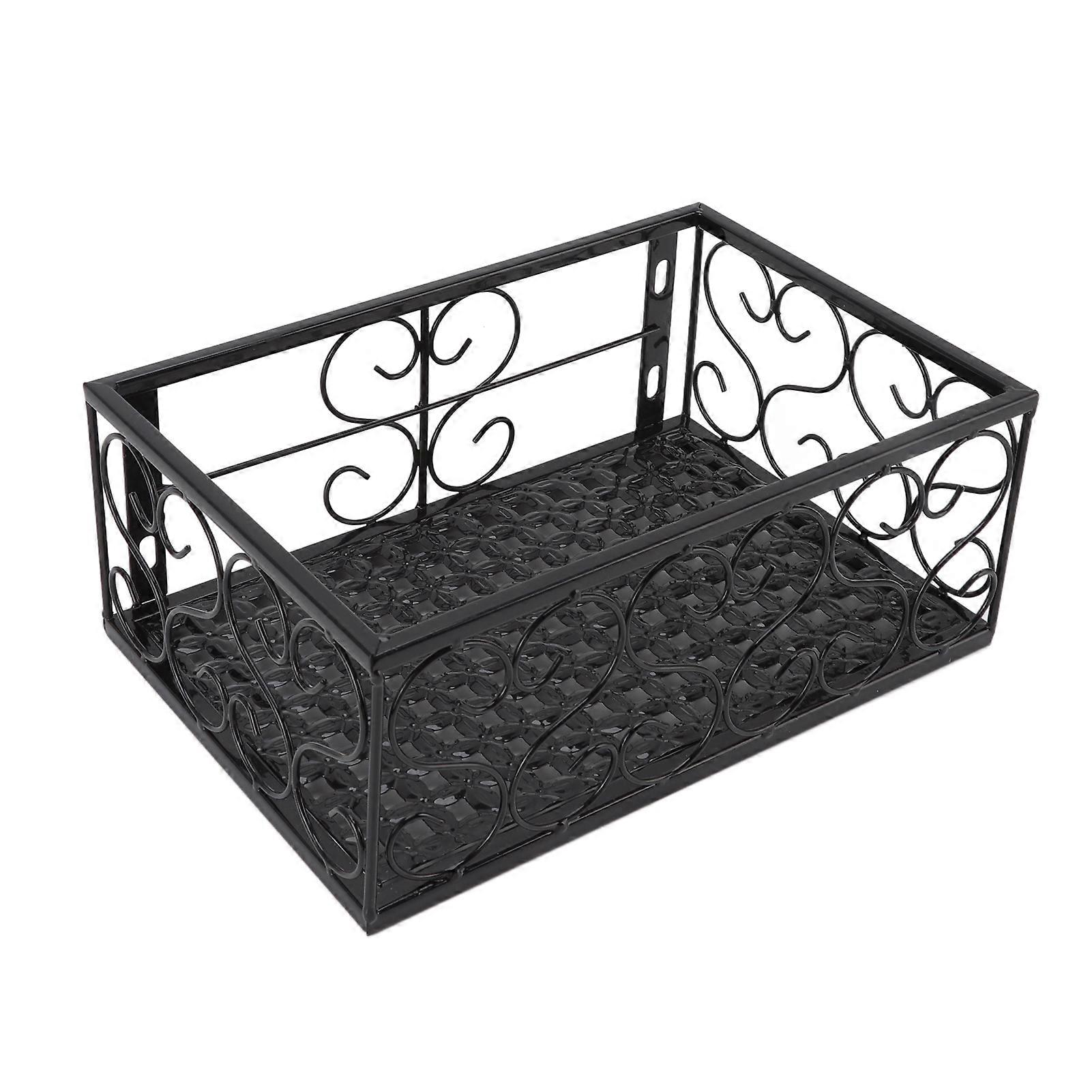 Balcony Flower Pot Stand Thickened Iron Decorative Patio Railing Shelf ...