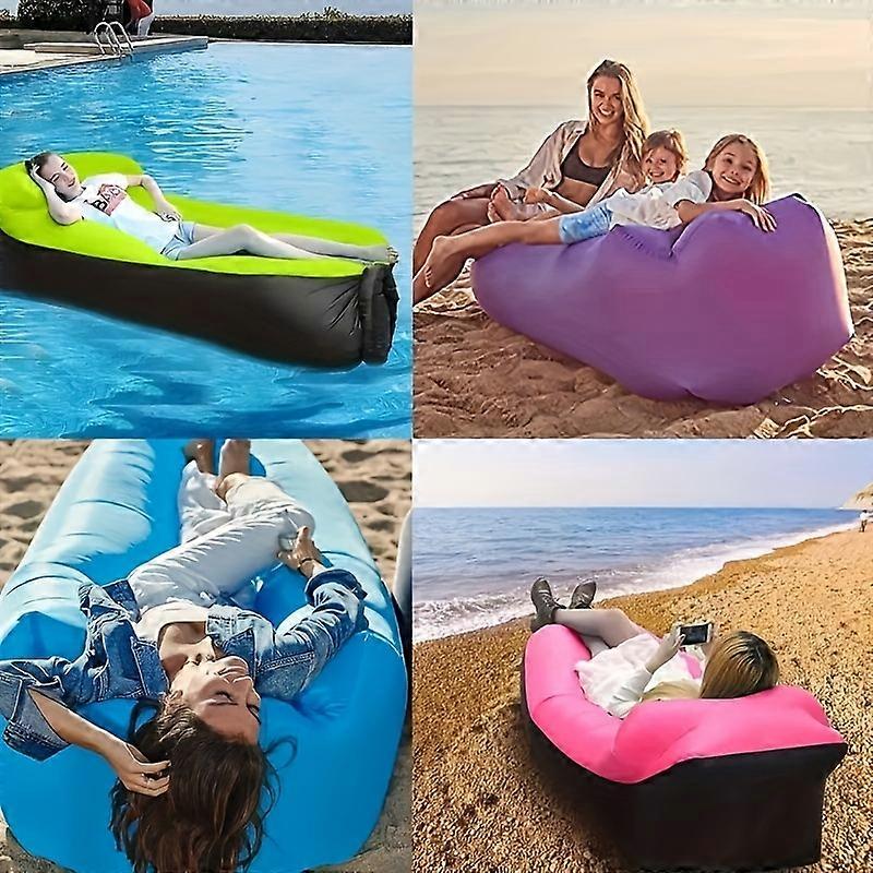 Relax In Comfort: Inflatable Lounger Air Sofa Hammock - Portable, Waterproof & Leakproof ...