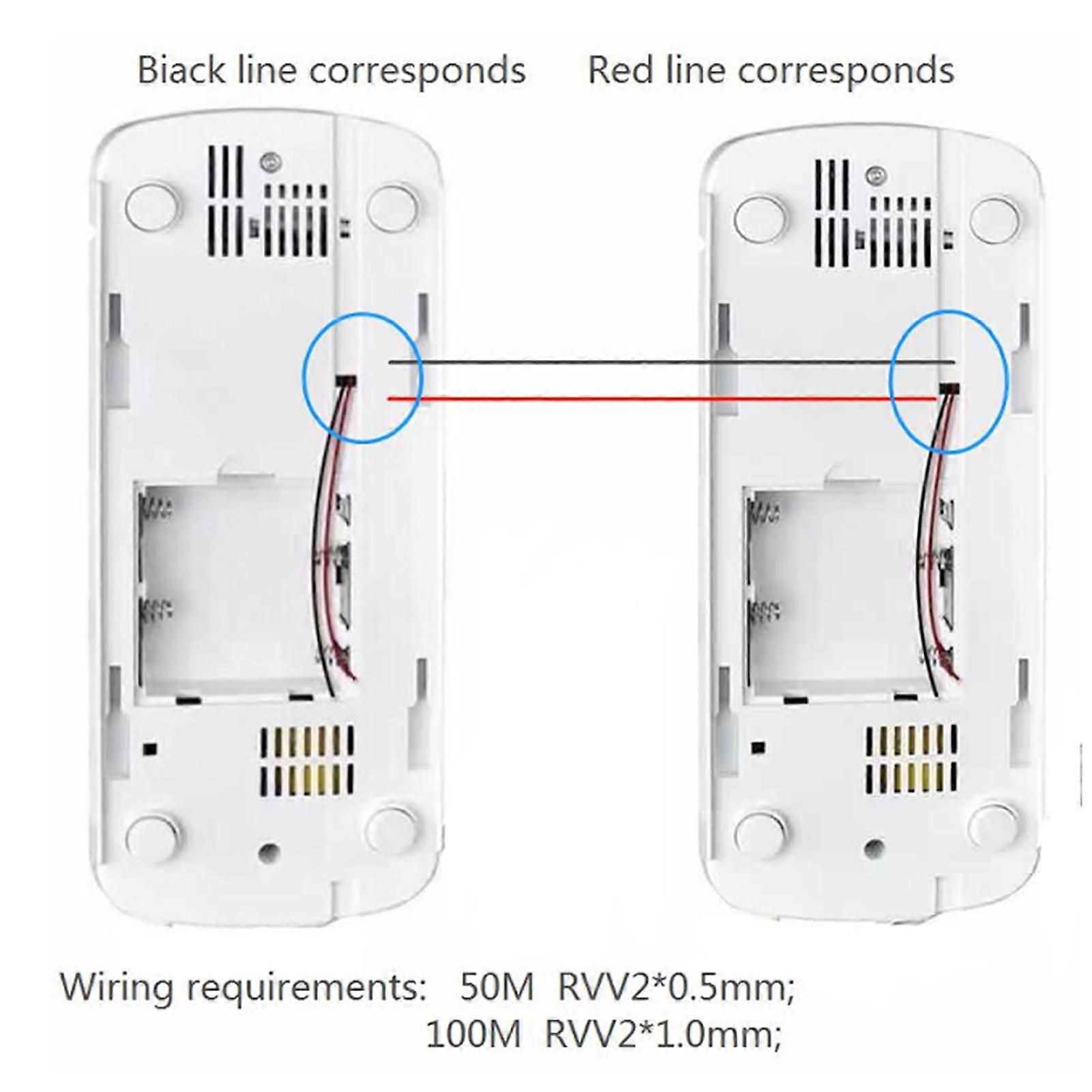 Wired Two Way Intercom Doorphone Audio Villa Home Office Nonvisual ...