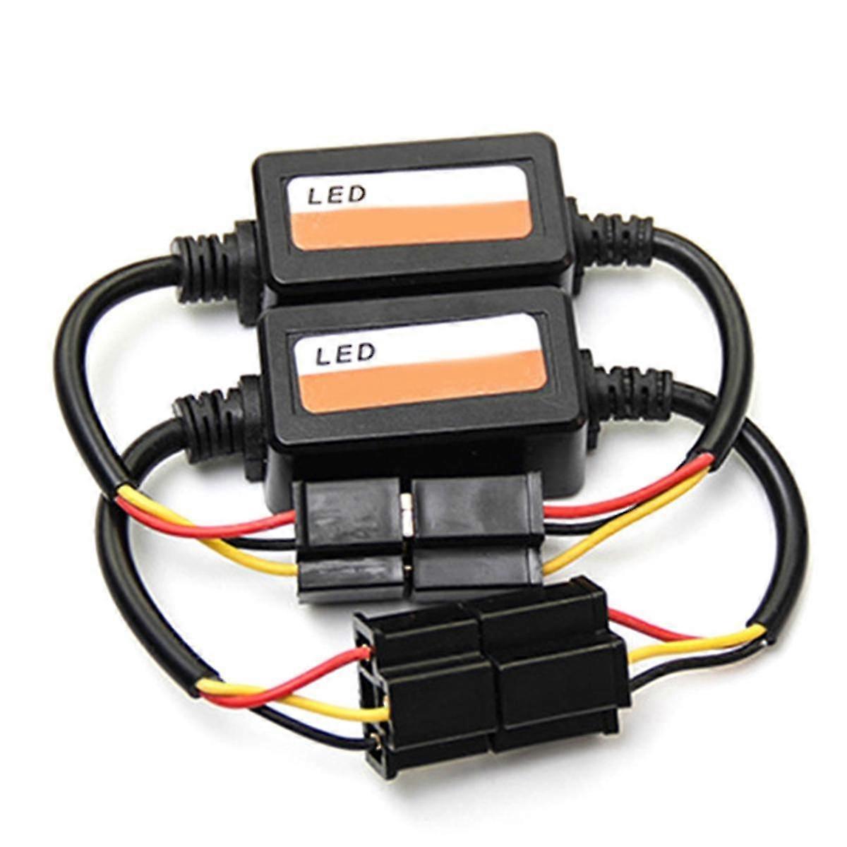 2 Pack H7 Automotive Load Resistor Error Eliminator Led Decoder Canbus ...