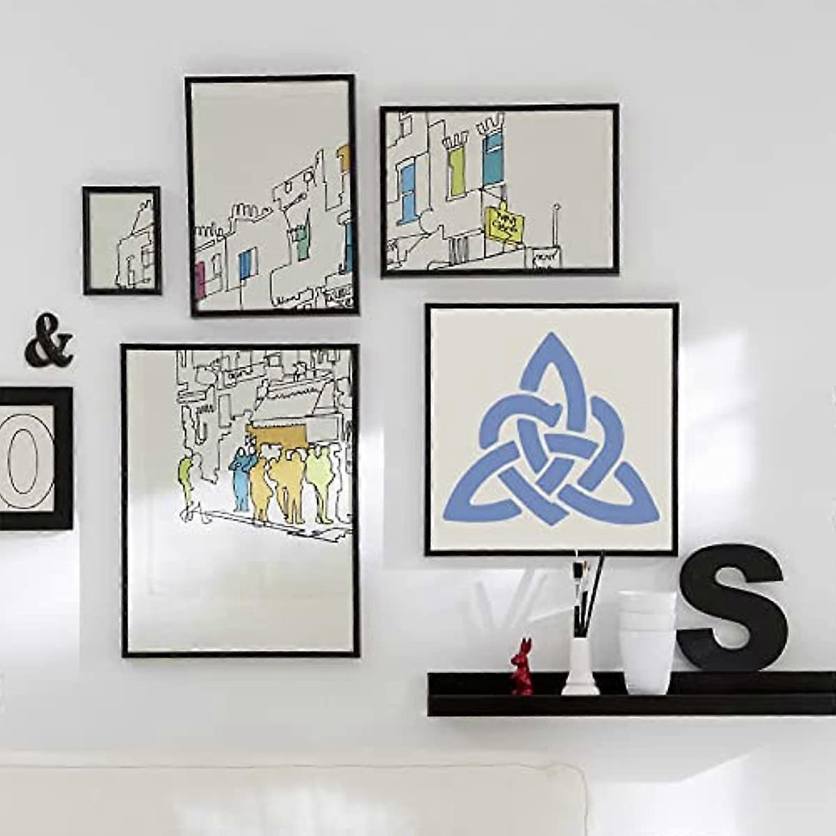 Large Celtic Knot Stencils 12x12 Inch Reusable Triquetra Knot Stencil ...