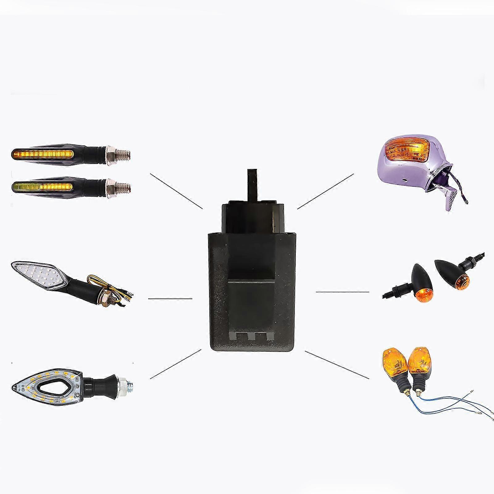 Flasher Relay Replacement 12v Universal 3 Pin For Led Turn Signals ...