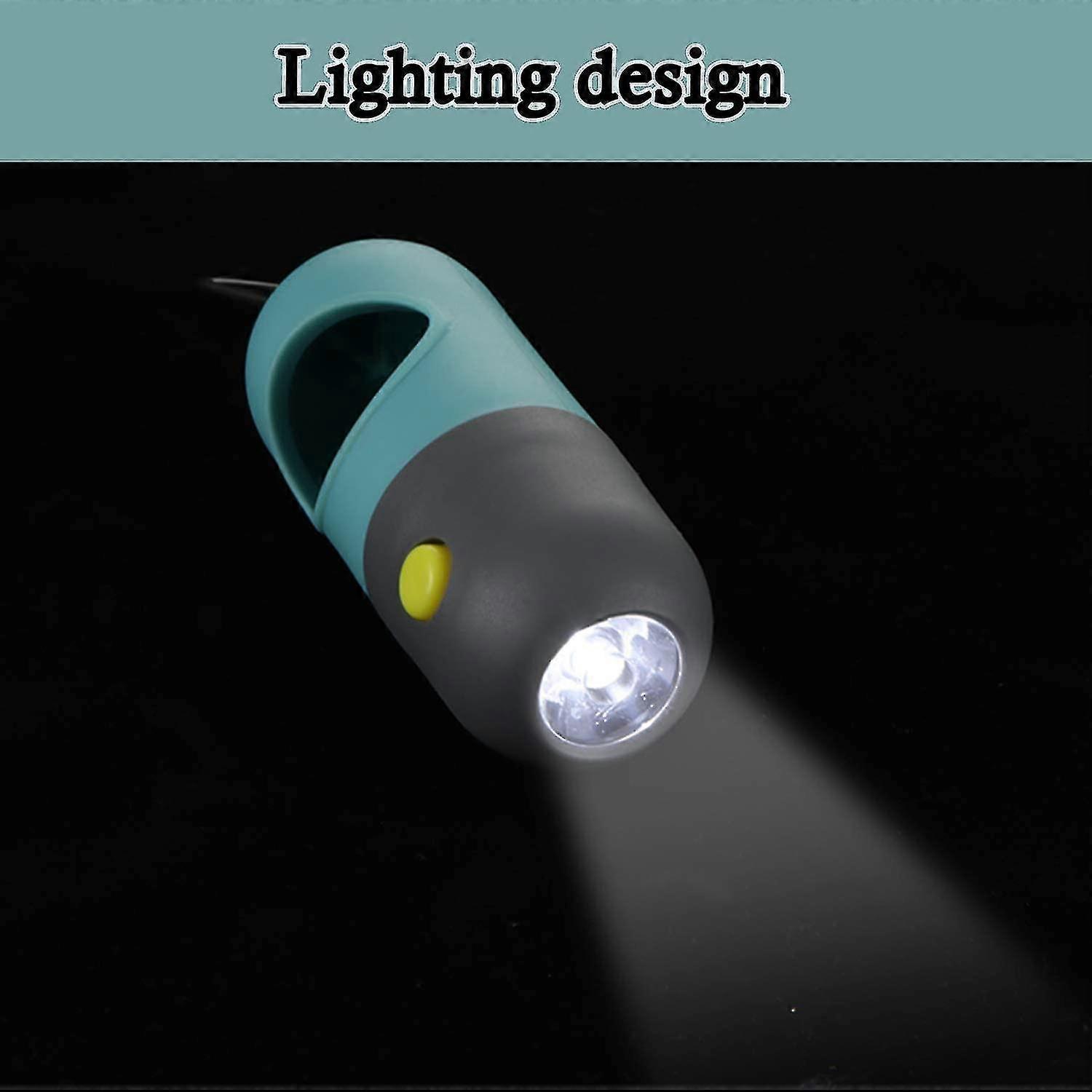 2-pieces-dog-poop-waste-bag-holder-dispenser-with-led-flashlight-and-2