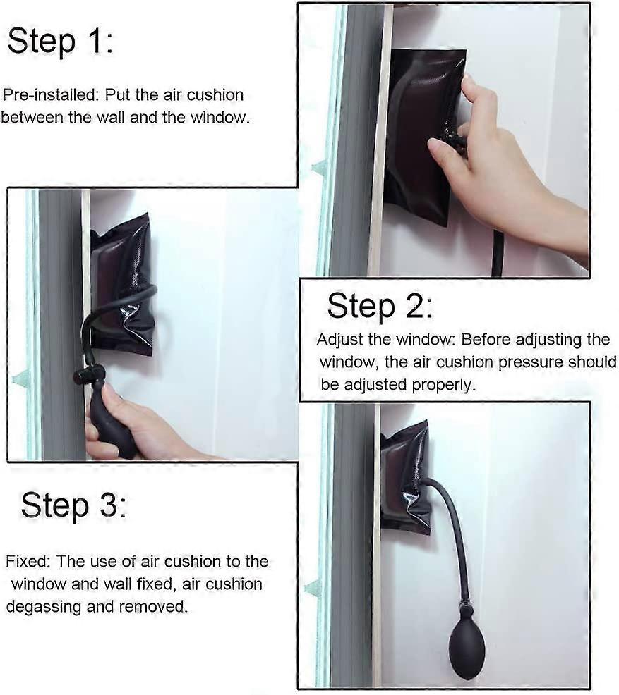 Mounting Pad Set, Air Wedge Pump Up, Auto/Wedge/Shim/Door Stop/Pry Bar ...