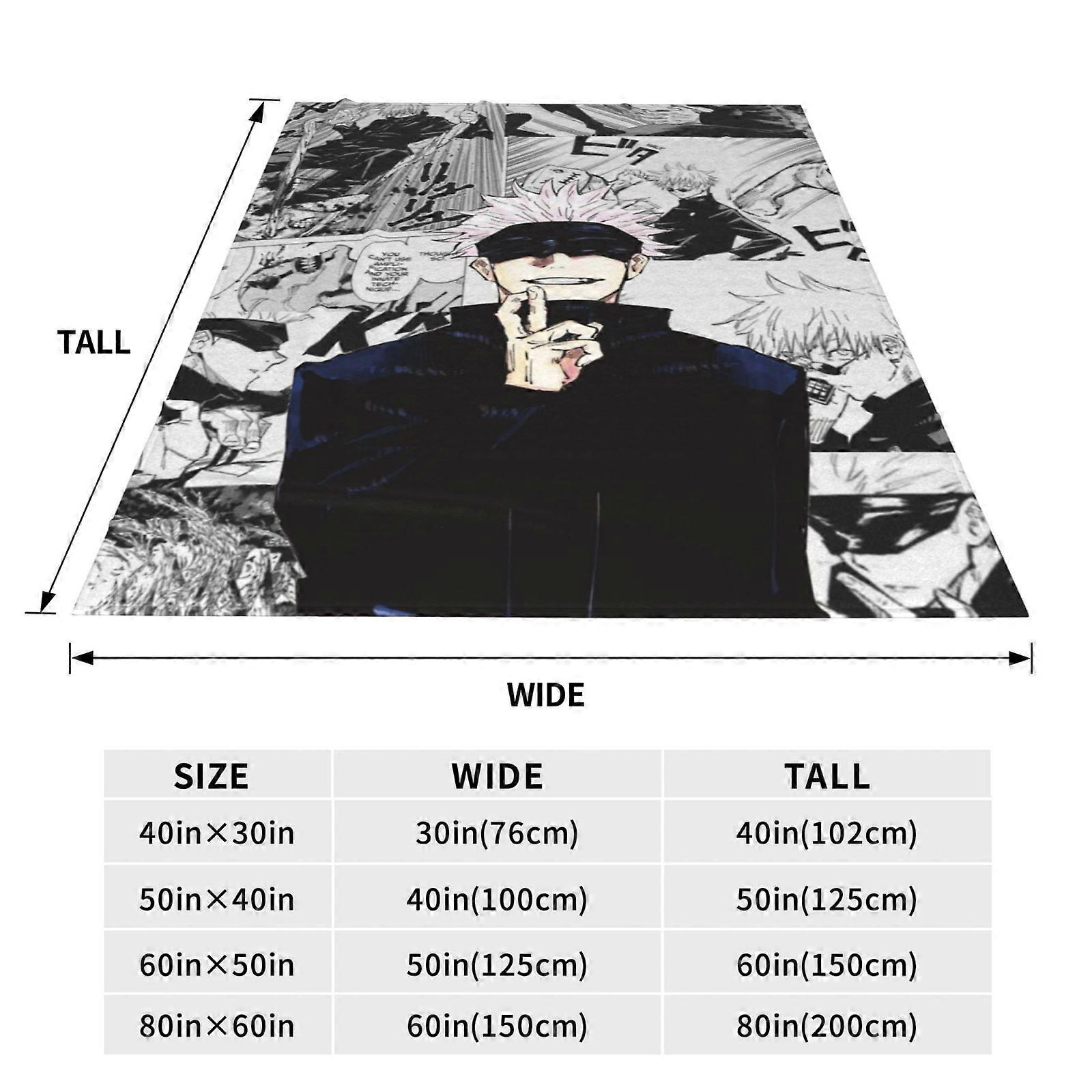 Jujutsu Kaisen Satoru Gojo Throw Blanket Couch Bed Sofa Soft ...
