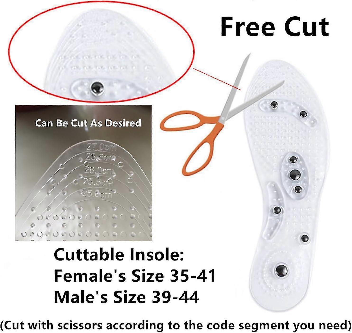 3 Pairs Stepsoothe Insoles, Stepsoothe Far Infrared Acupressure Insoles ...