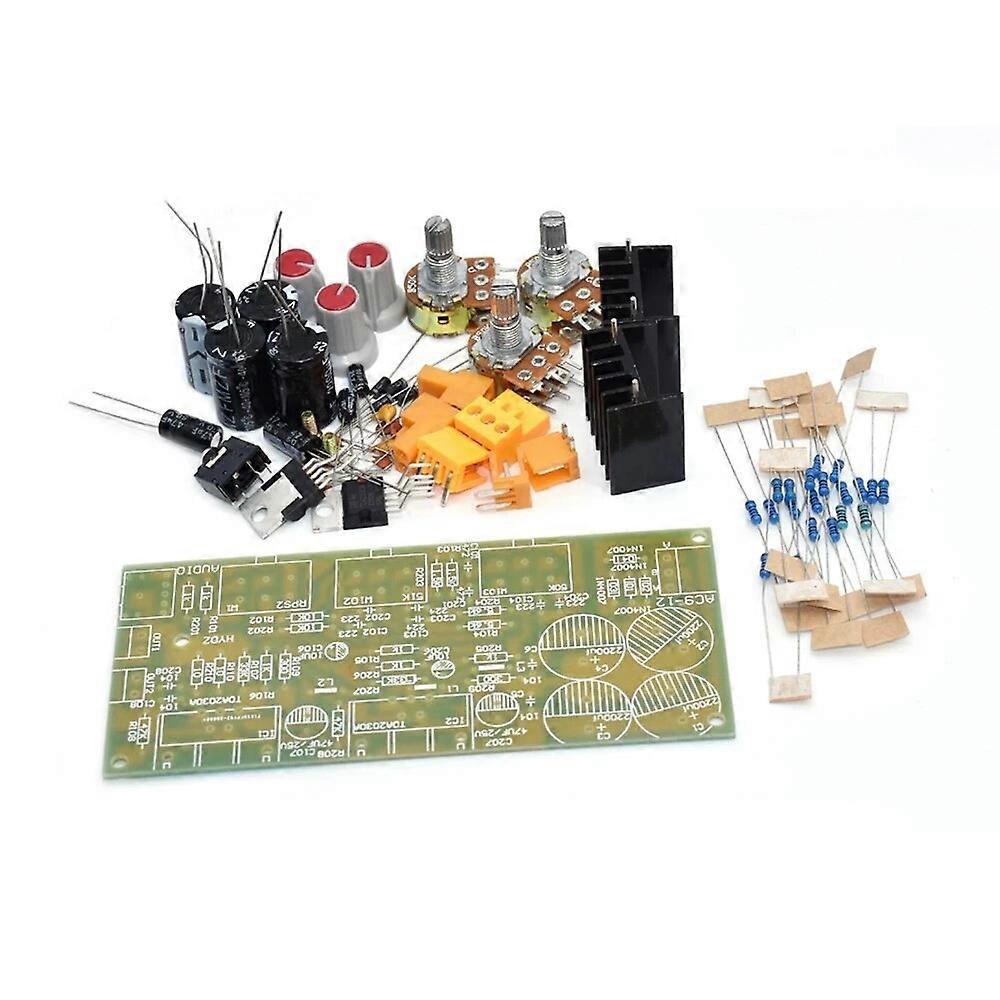 TDA2030A DIY Kit Electronic Amplifier Dual Channel Power Board DIY Kit for Arduino Production ...