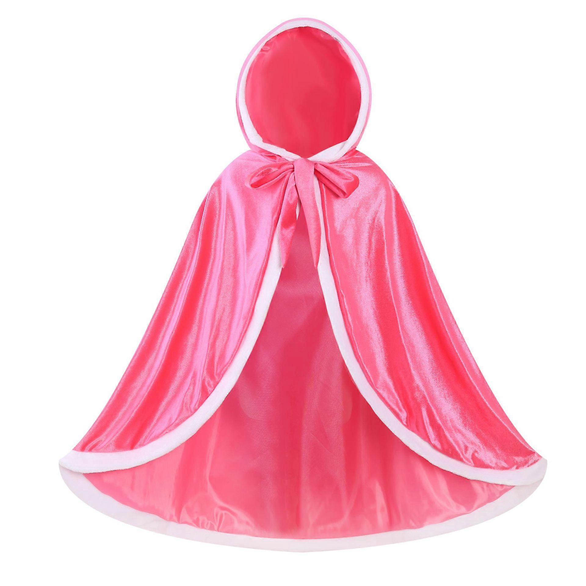 Hooded Cape Cloaks Costume for Girls Christmas Birthday Role Play ...