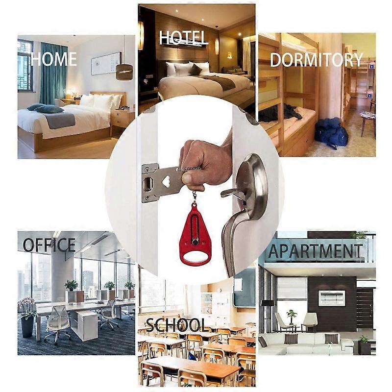 1 Portable Door Lock Security, Used for Home Security, Travel Door Lock, Dormitory Essential ...