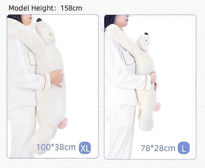 Sleep Polar Bear Plush,Cute Stuffed Animal, Plush Toy,Soft Toy | Fruugo UK