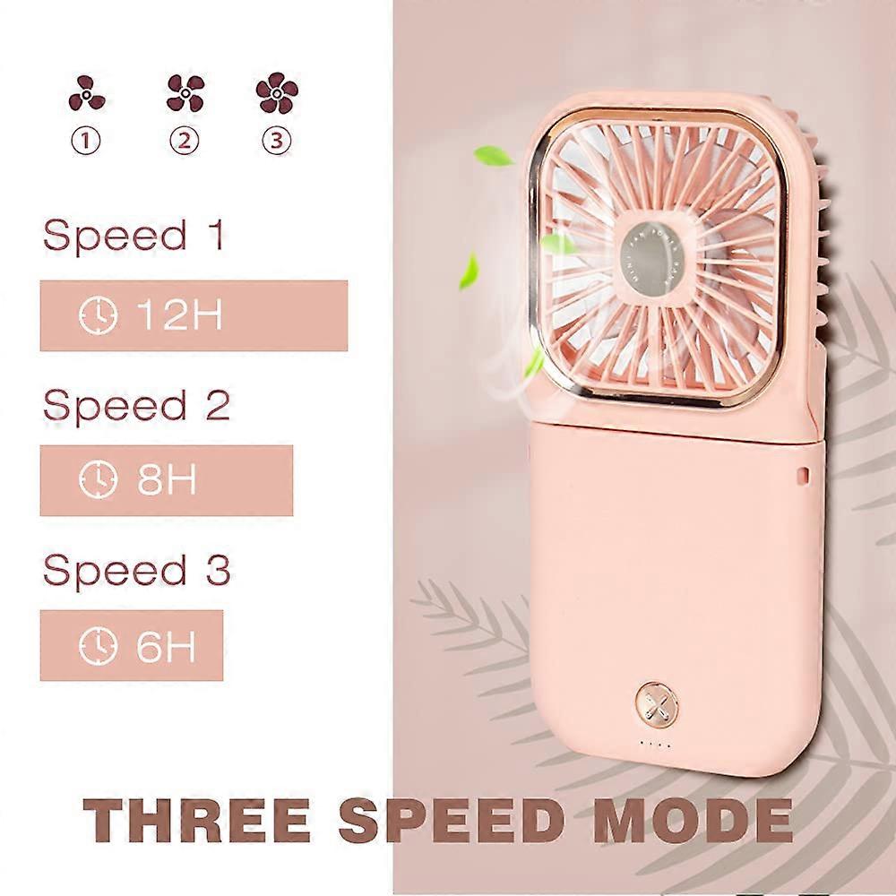 Portable Mini Fan Small Battery Operated Fan 5 in 1 as Power Bank USB ...