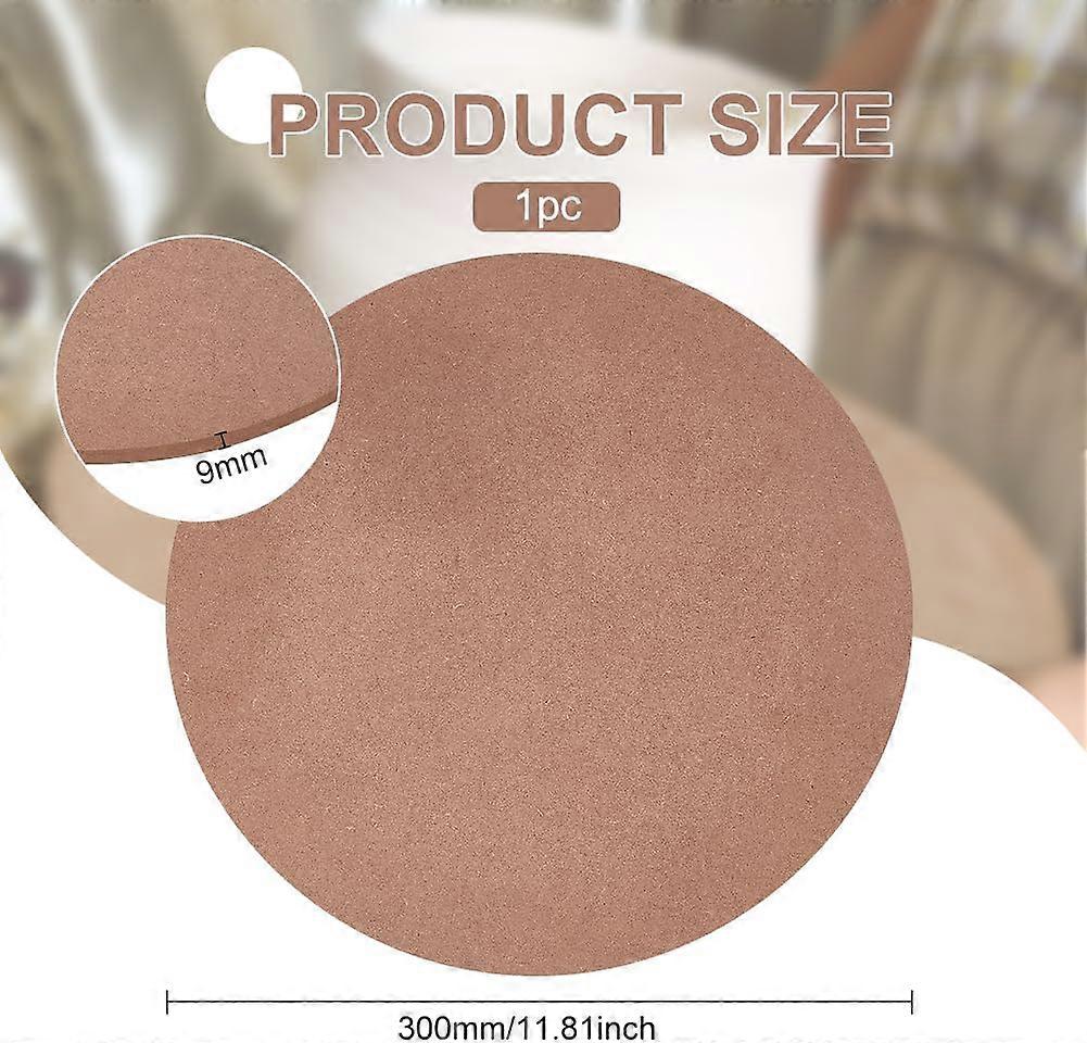 11.8inch Round Pottery Wheel Bat Medium Density Fiberboard (MDF) Sheet ...
