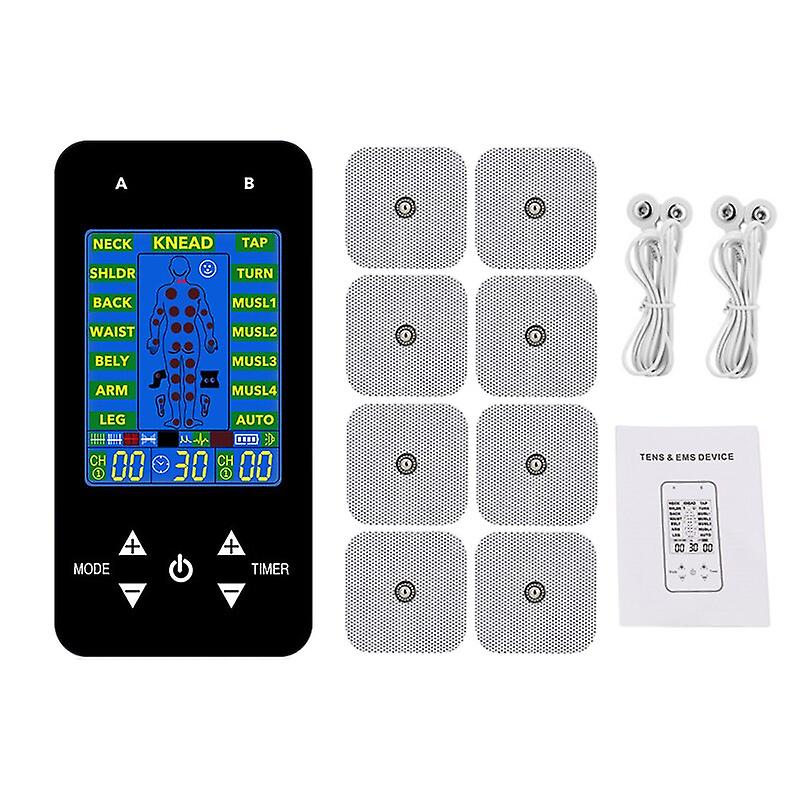 15 Modes Tens Machine Unit Eletric Compex Muscle Stimulator Ems ...