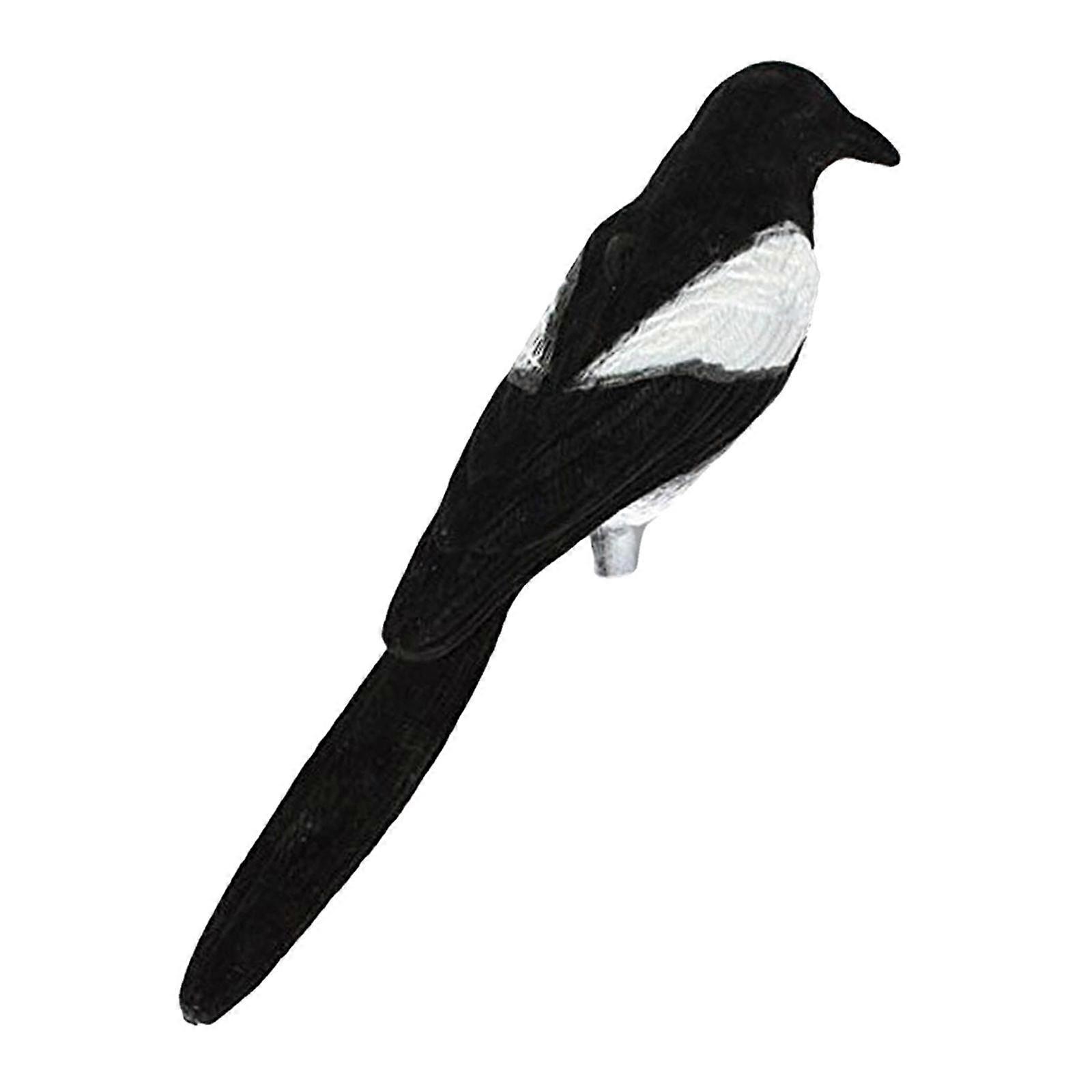 Black Magpie Decoy Hunting Bait Trap Pest Control Garden Scarer ...