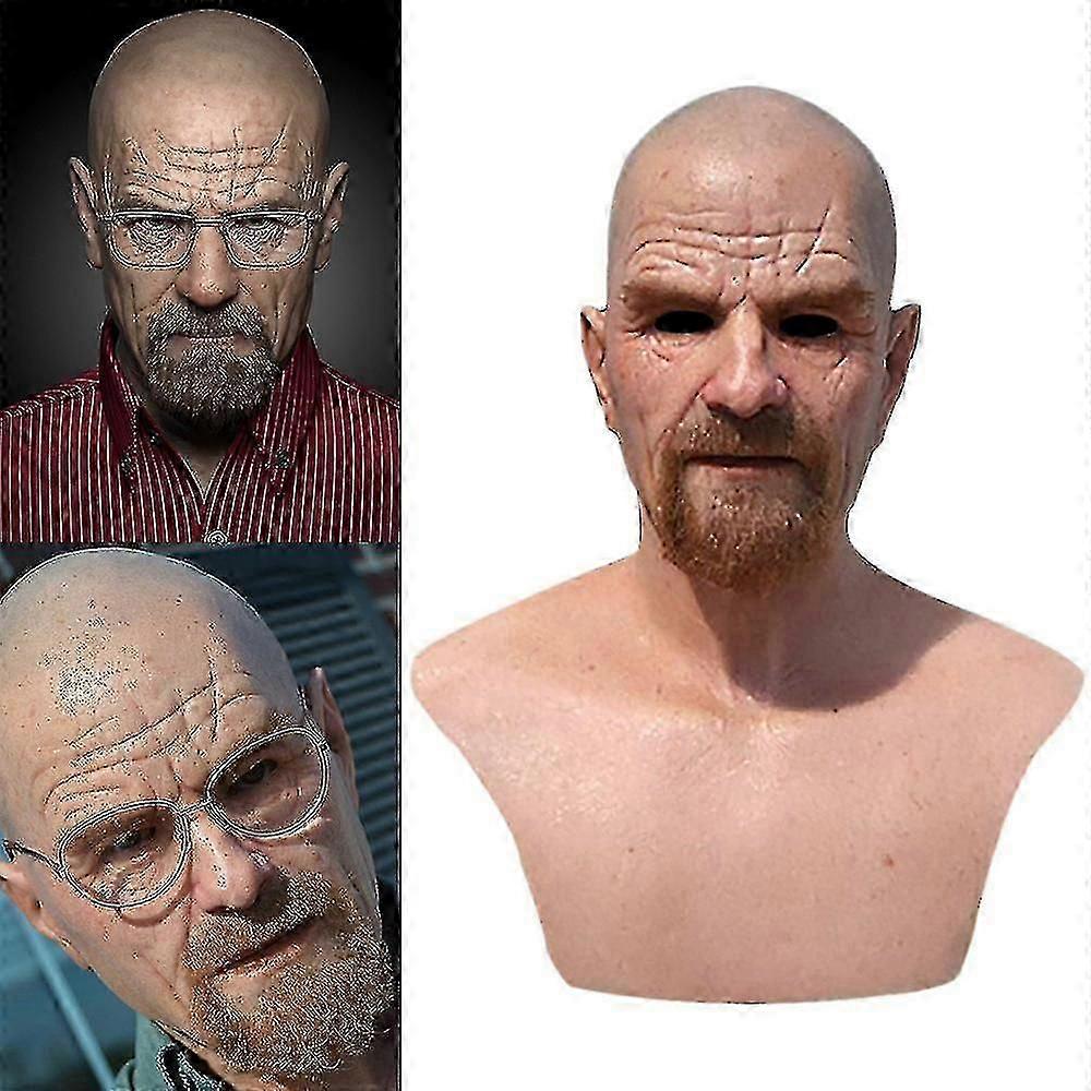 Latex Old Men The Breaking Bad Mask Male Disguise Masks Cosplay Costume ...