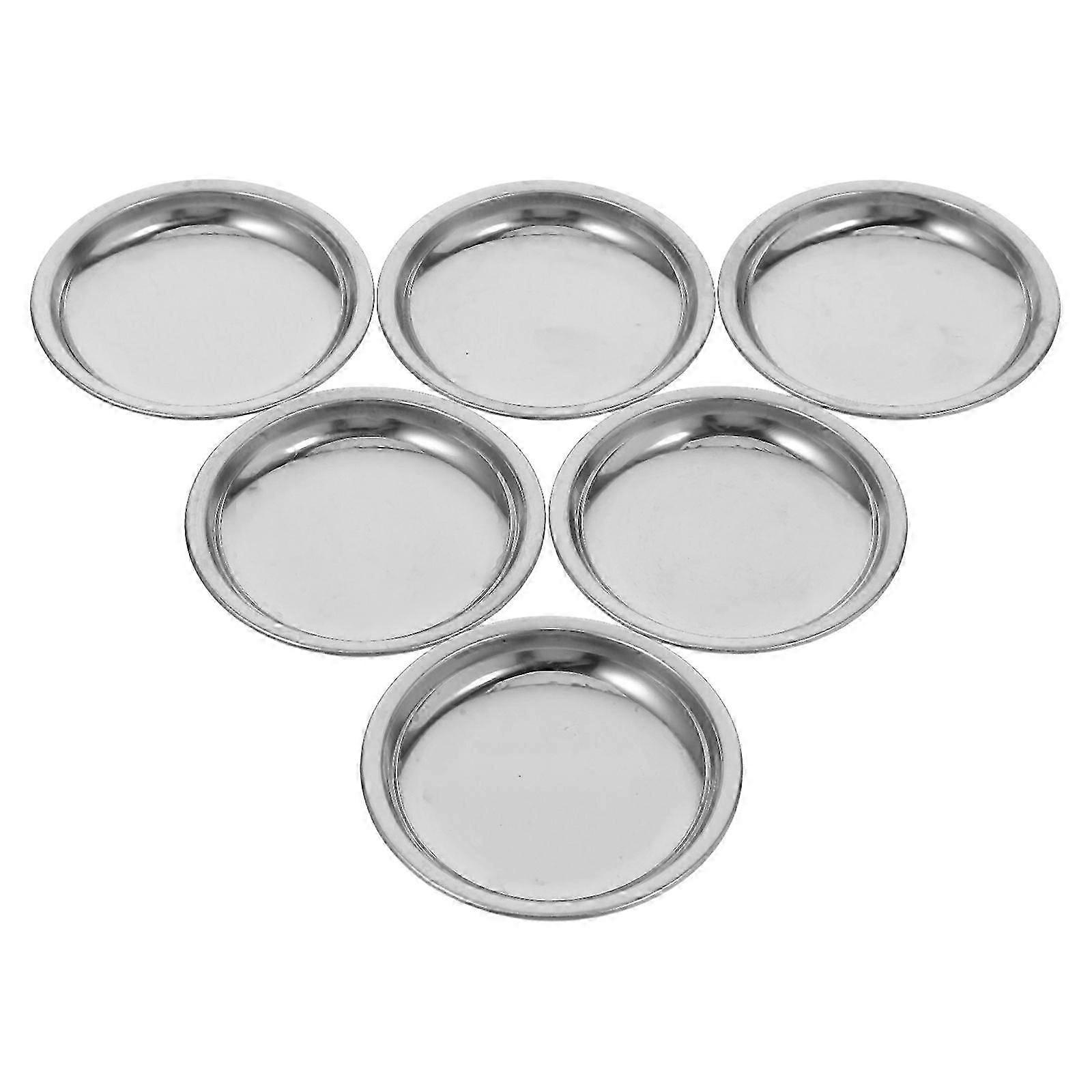 6pcs Stainless Steel Tea Bag Coasters Drip Tray Tea Accessories Tea ...