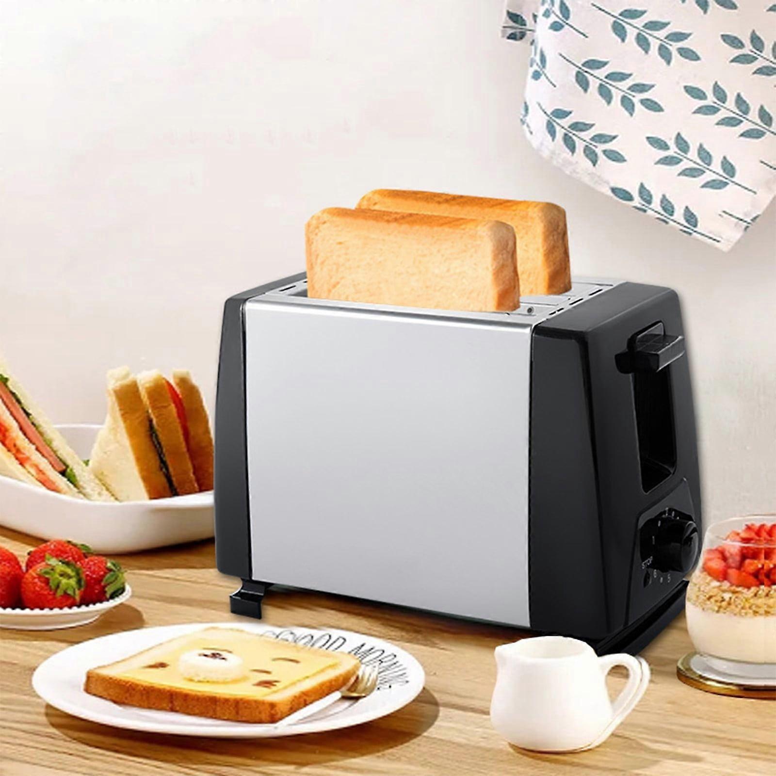 Stainless Steel Bread Machine, Dual Heaters Bread Maker, Nonstick ...