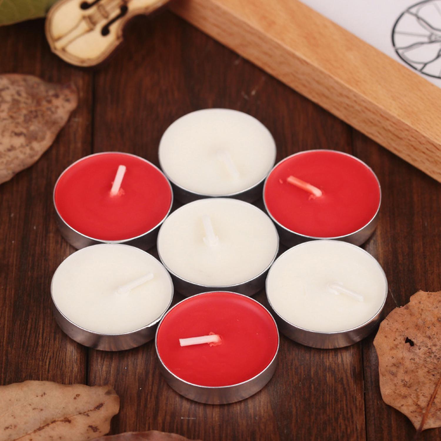 50Pcs/Set Party Candle Decorative Widely Applied Round Shape Tasteless ...