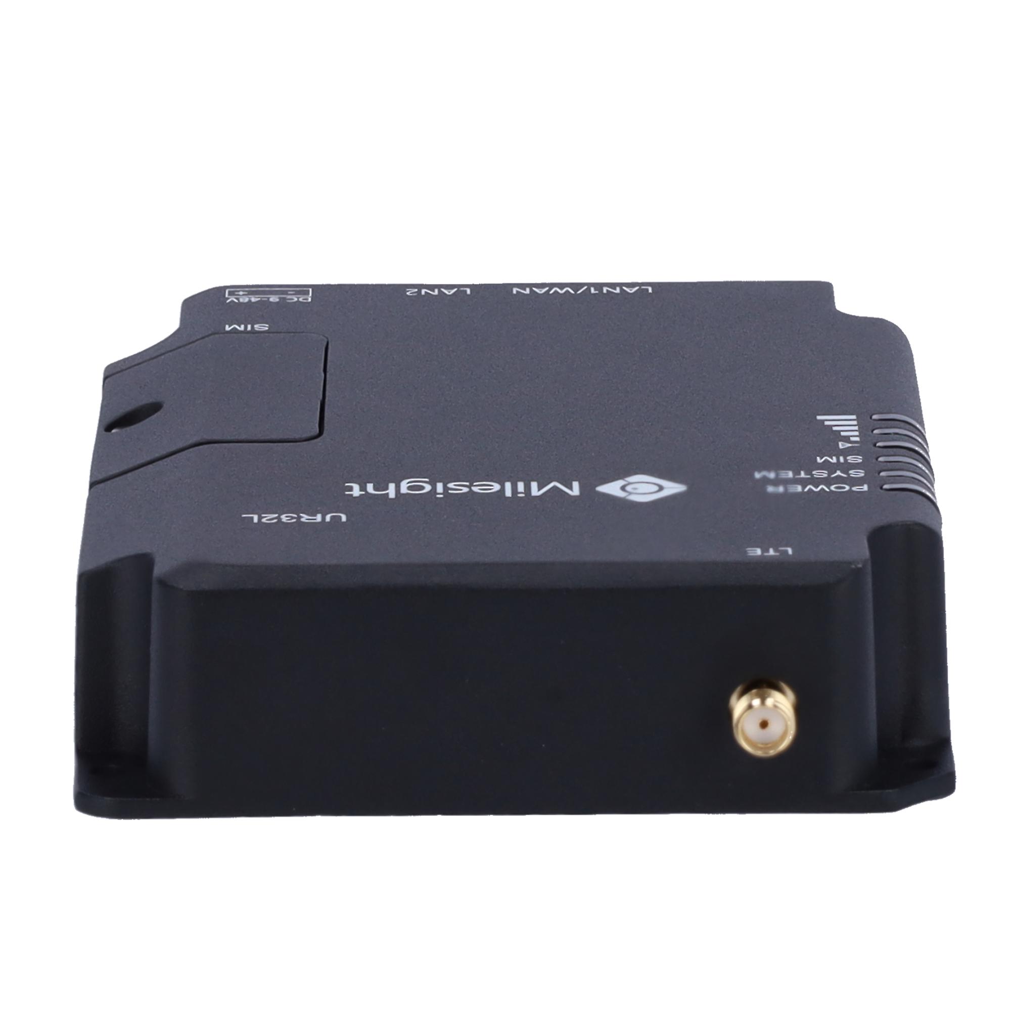 Milesight - Industrial Router 4G PoE - 2 Ethernet ports RJ45 10/100 ...
